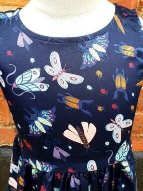 Eva Rose | Dresses | New Eva Rose Bugs Butterflies Print Girls Dress ...